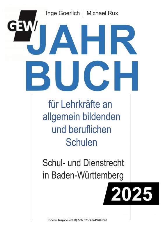 GEW-Jahrbuch 2025 für Lehrkräfte an allgemein bildenden und beruflichen ...